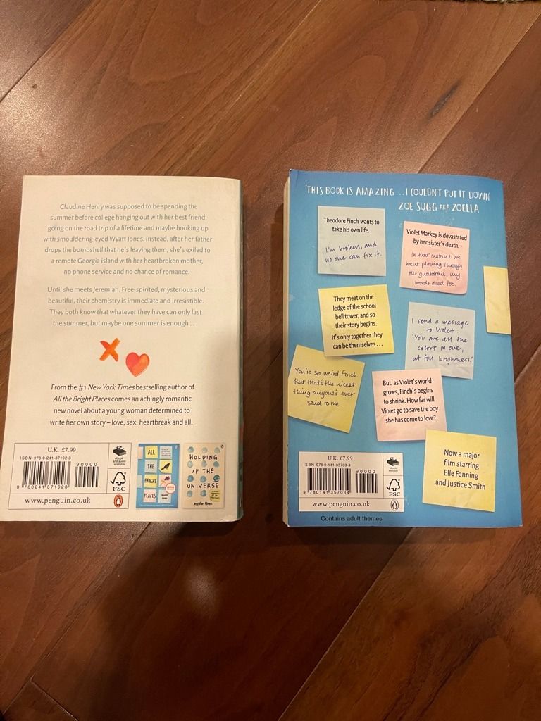 Booktok: Breathless + All the bright places by Jennifer Niven, Hobbies ...