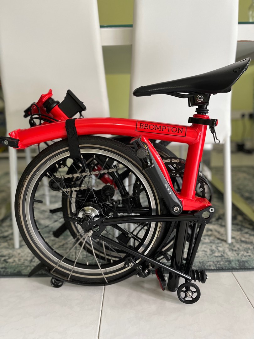 Brompton S6L-X Red Rocket Black Edition Superlight (Very rare ...