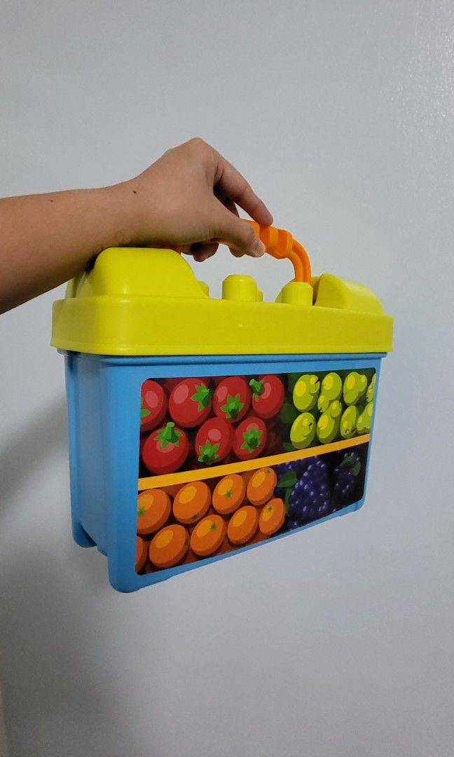 Building Blocks Fruits Toy with Carrying Case, Hobbies & Toys, Toys ...