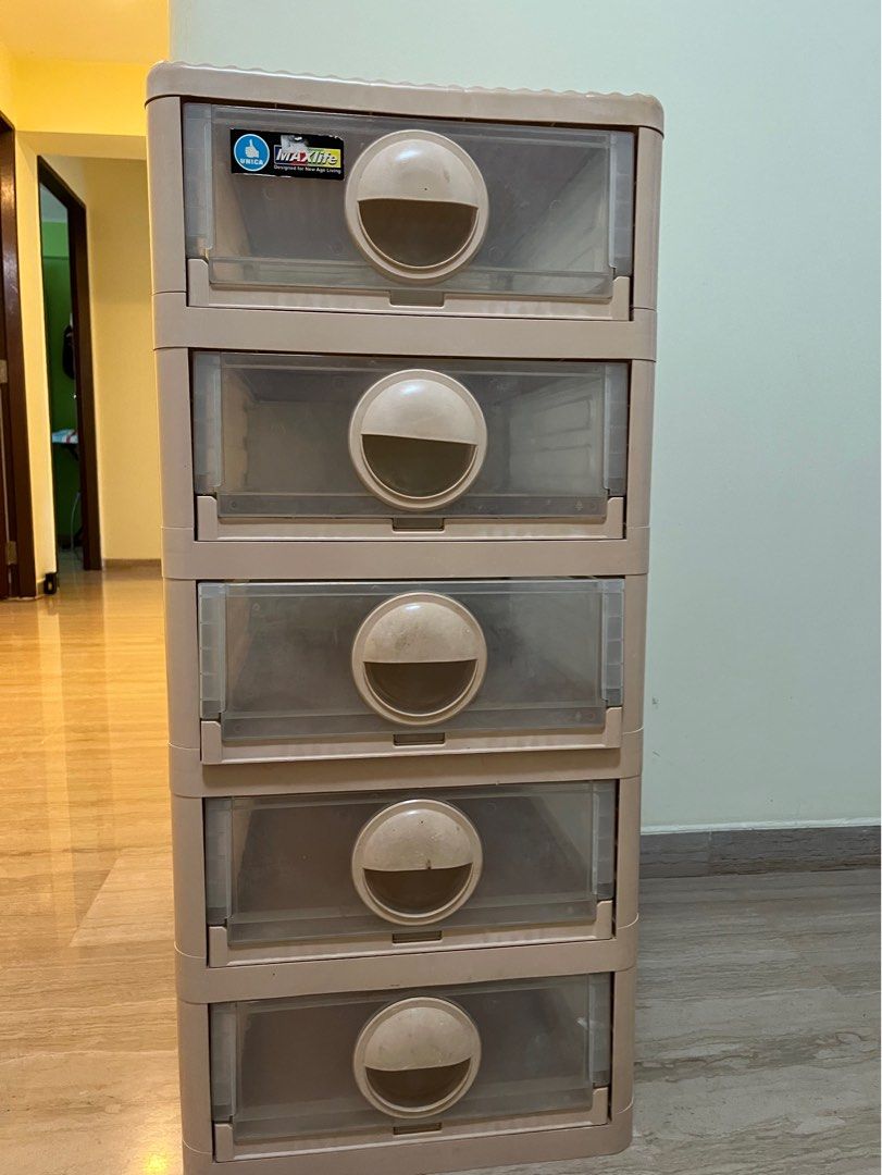 Cabinet Shelves With Drawers, Furniture & Home Living, Furniture ...