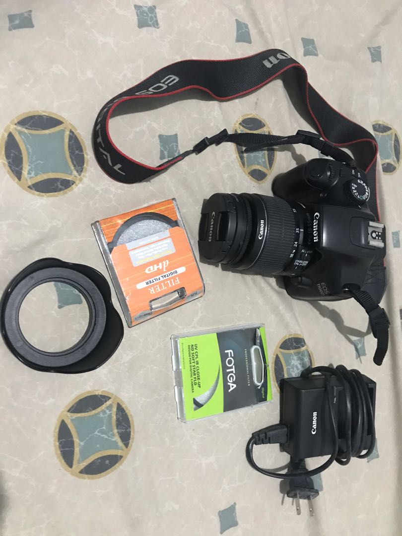 Canon 1100D DSLR Camera set, Photography, Cameras on Carousell