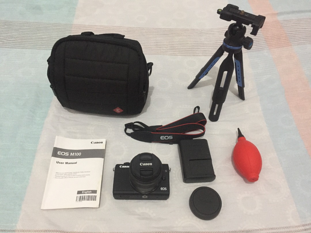 CANON EOS M100 MIRRORLESS CAMERA EF 15-45mm KIT, Photography, Cameras ...