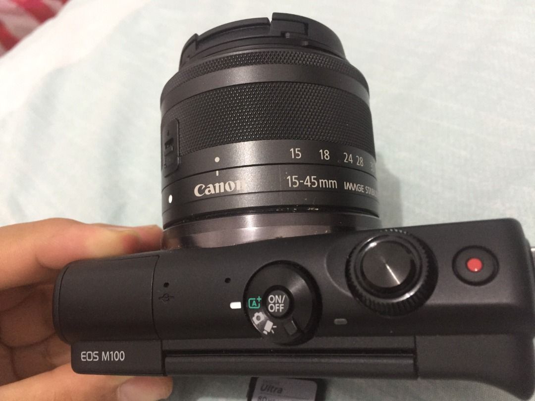 CANON EOS M100 MIRRORLESS CAMERA EF 15-45mm KIT, Photography, Cameras ...