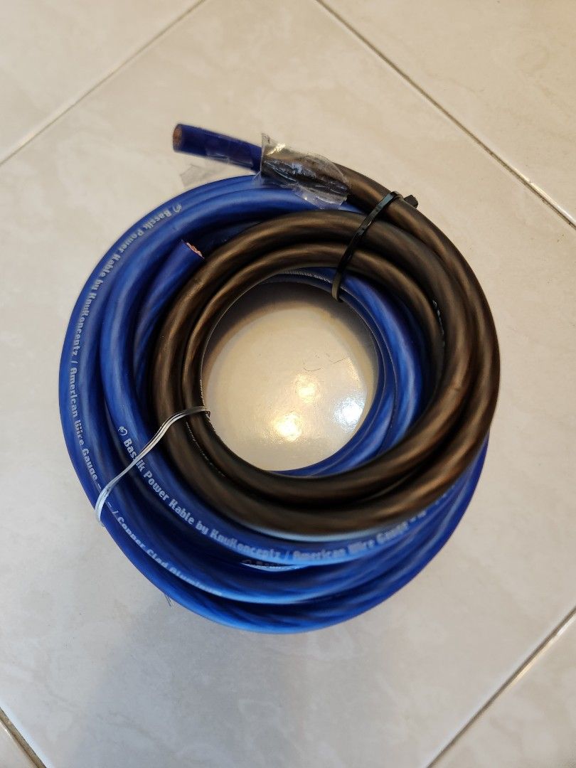 Car Audio Amplifier Power cable, Car Accessories, Electronics & Lights ...