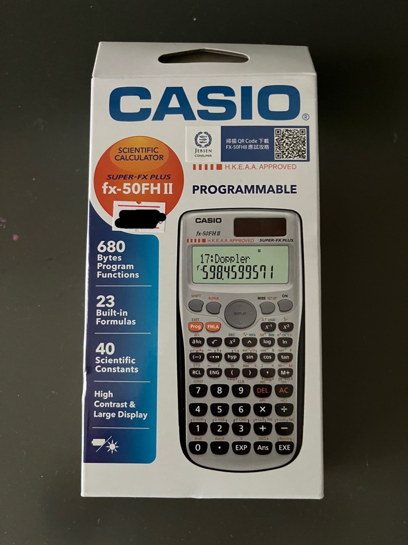 Casio fx-50FH II, 電腦＆科技, 商務用科技產品 - Carousell