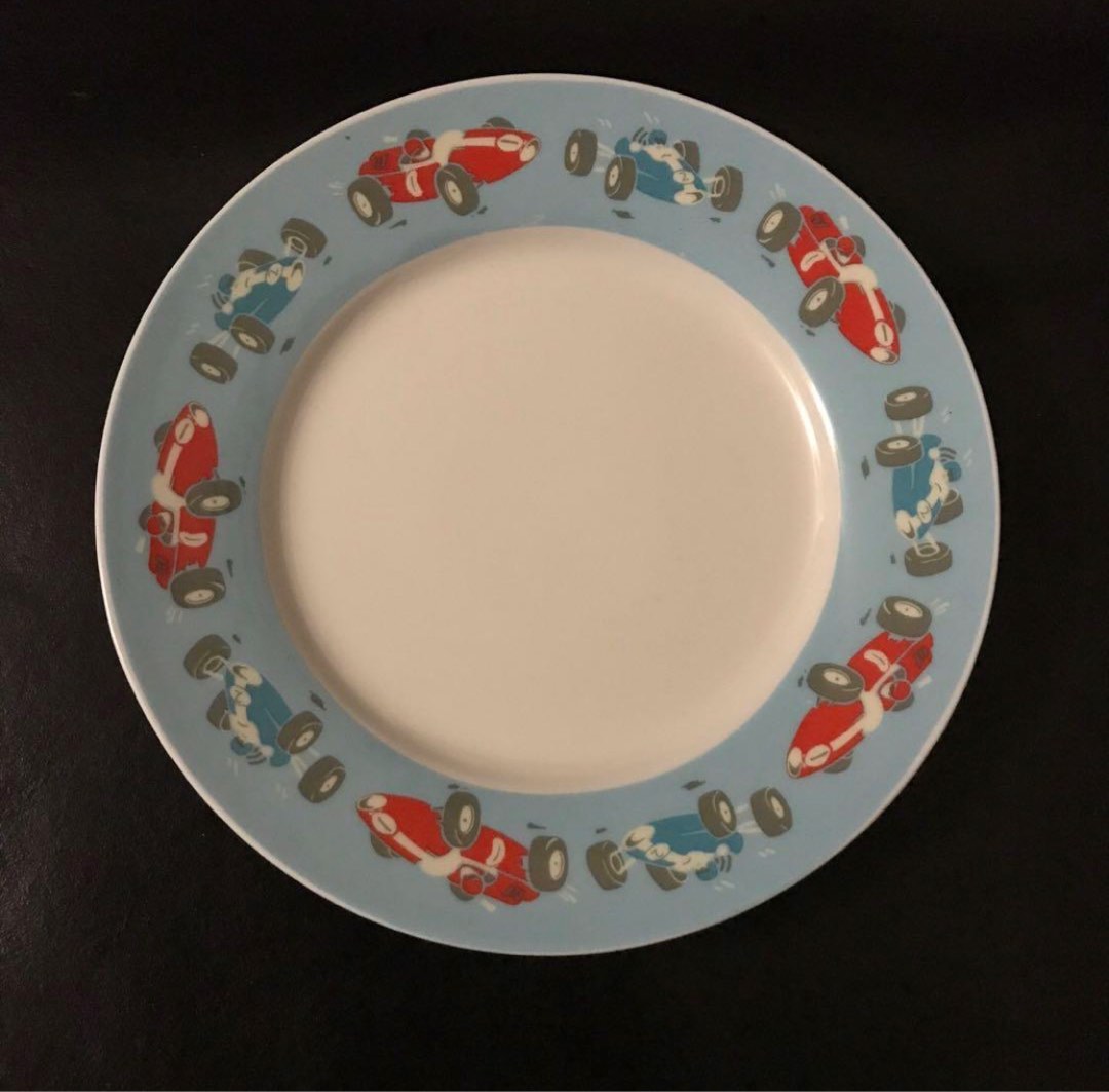 Cath Kidston racing car design ceramic plate by Queens, Furniture ...