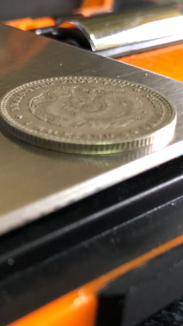 China Kwang-Tung Province 1 Mace and 4.4 Candareens Silver Coin (3 ...