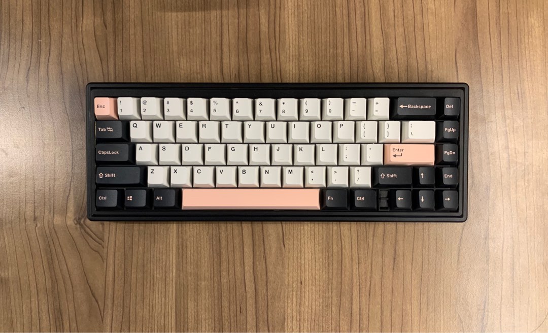 ciy gas67 gas 67 custom keyboard with lubed akko cs jelly black and gmk ...