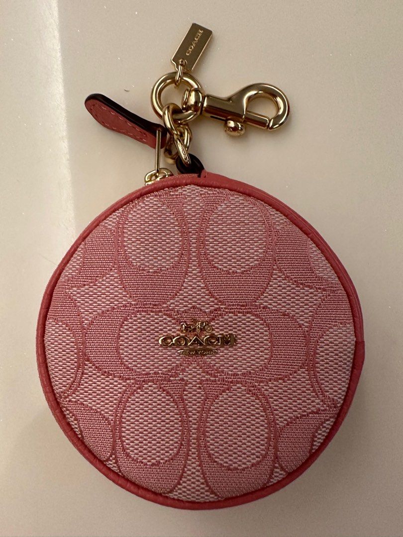 Coach round coin purse, Women's Fashion, Bags & Wallets, Purses ...