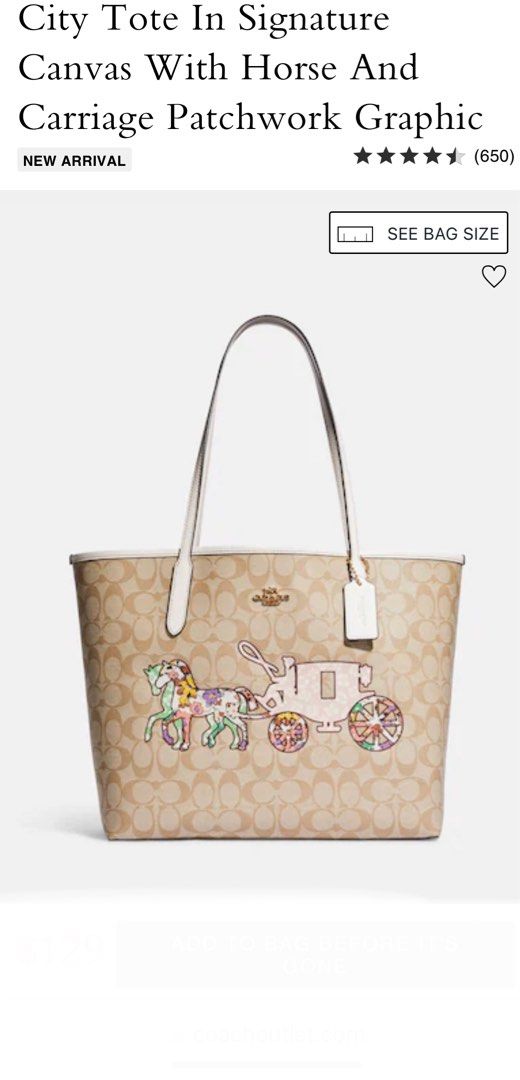 Coach Tote Bag, Luxury, Bags & Wallets on Carousell