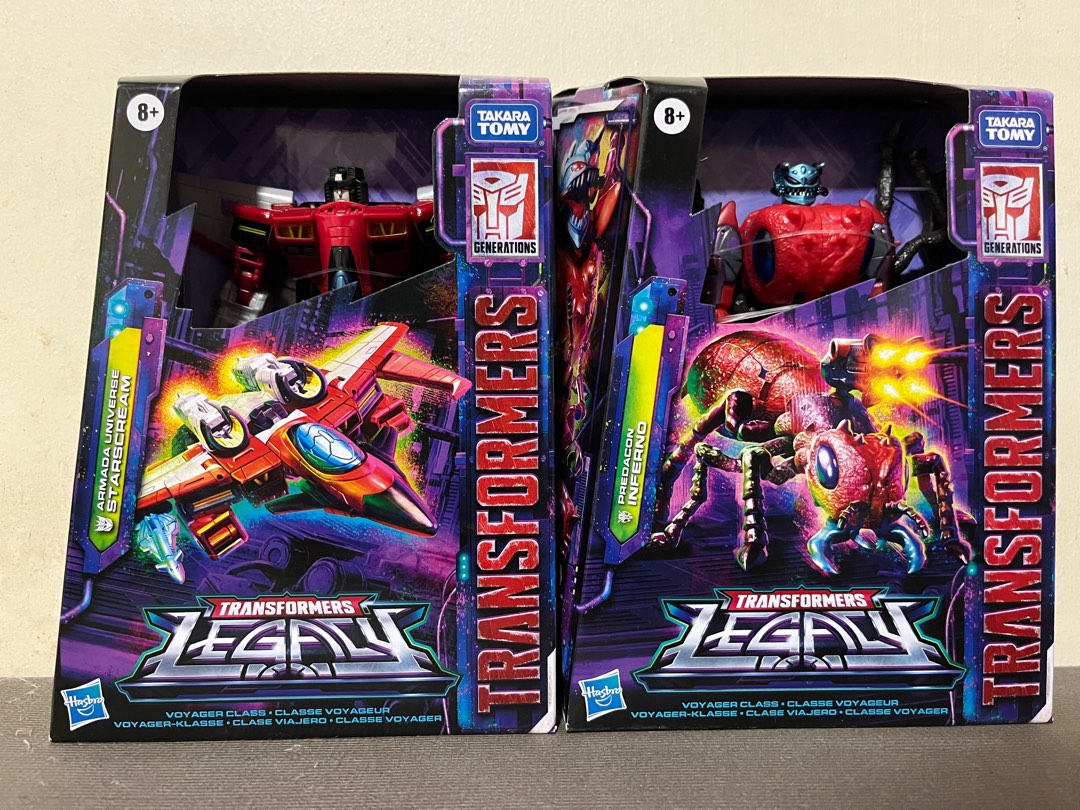 COMBO Transformers Legacy Inferno and Armada Starscream, Hobbies & Toys ...