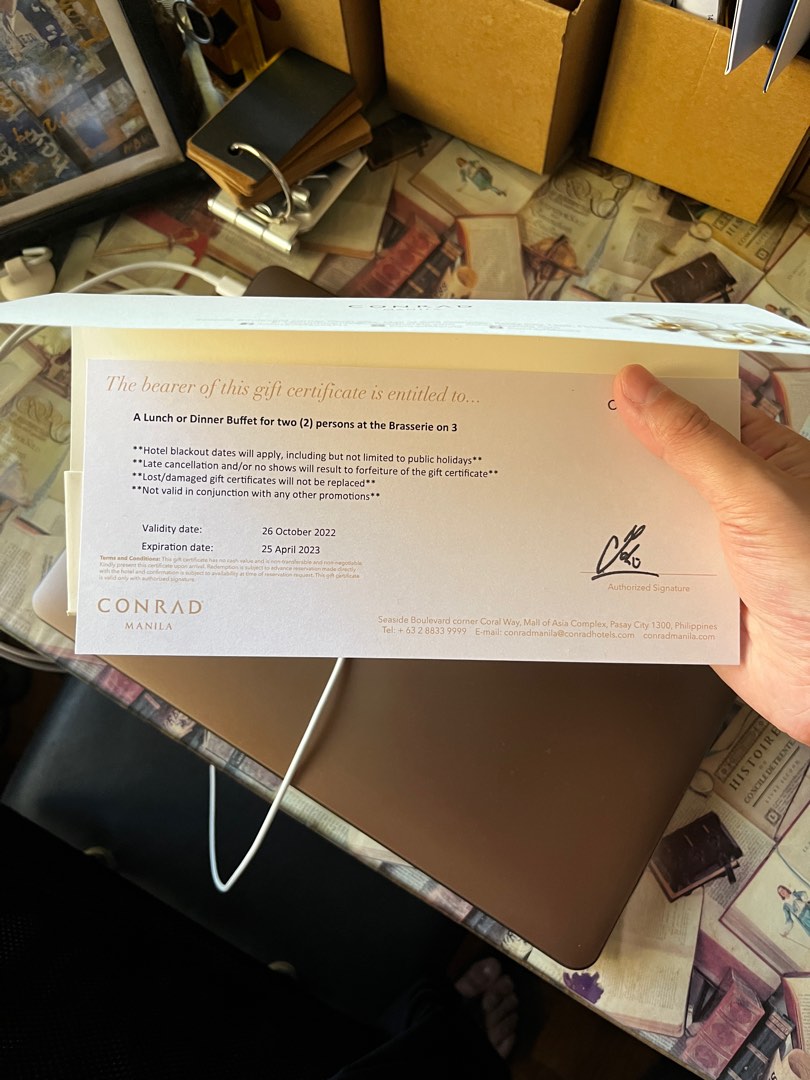 Conrad Manila Voucher- Lunch or Dinner Buffet at Brasserie on 3 for 2 ...