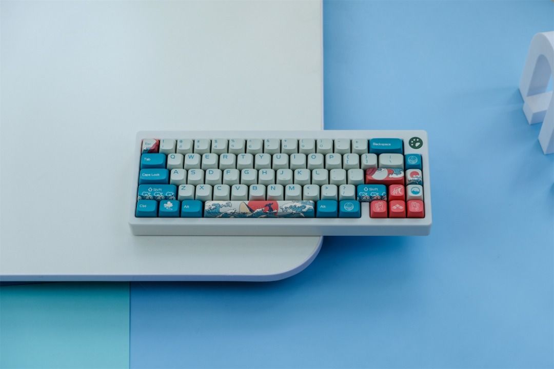 [SG Local Stock] Coral Sea Keycaps | 123 Keys | XDA Profile | PBT Dye ...
