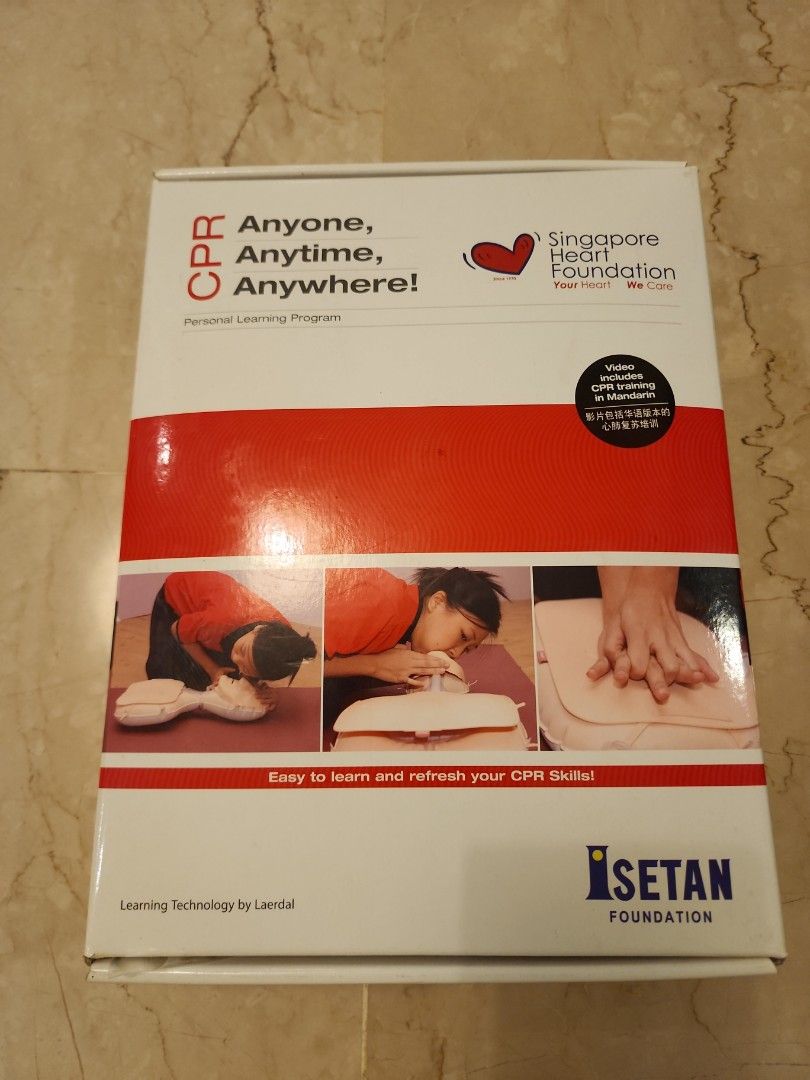 CPR Trainer with mini Anne, Health & Nutrition, Medical Supplies ...