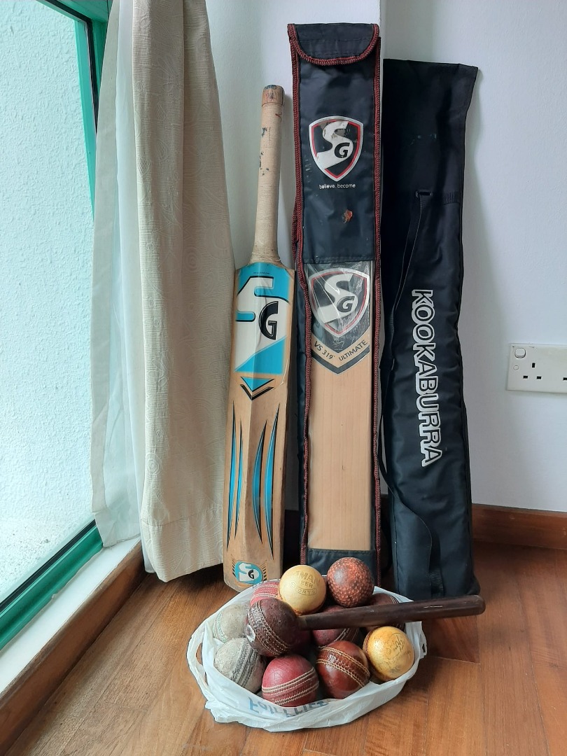 Cricket bats, cricket balls, Sports Equipment, Sports & Games, Racket ...