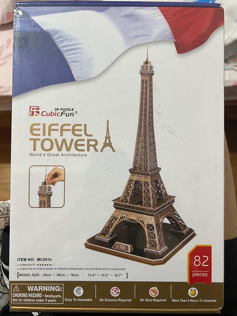Cubicfun Eiffel Tower, Hobbies & Toys, Toys & Games on Carousell