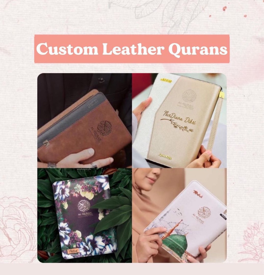 Custom Leather Quran, Hobbies & Toys, Memorabilia & Collectibles ...