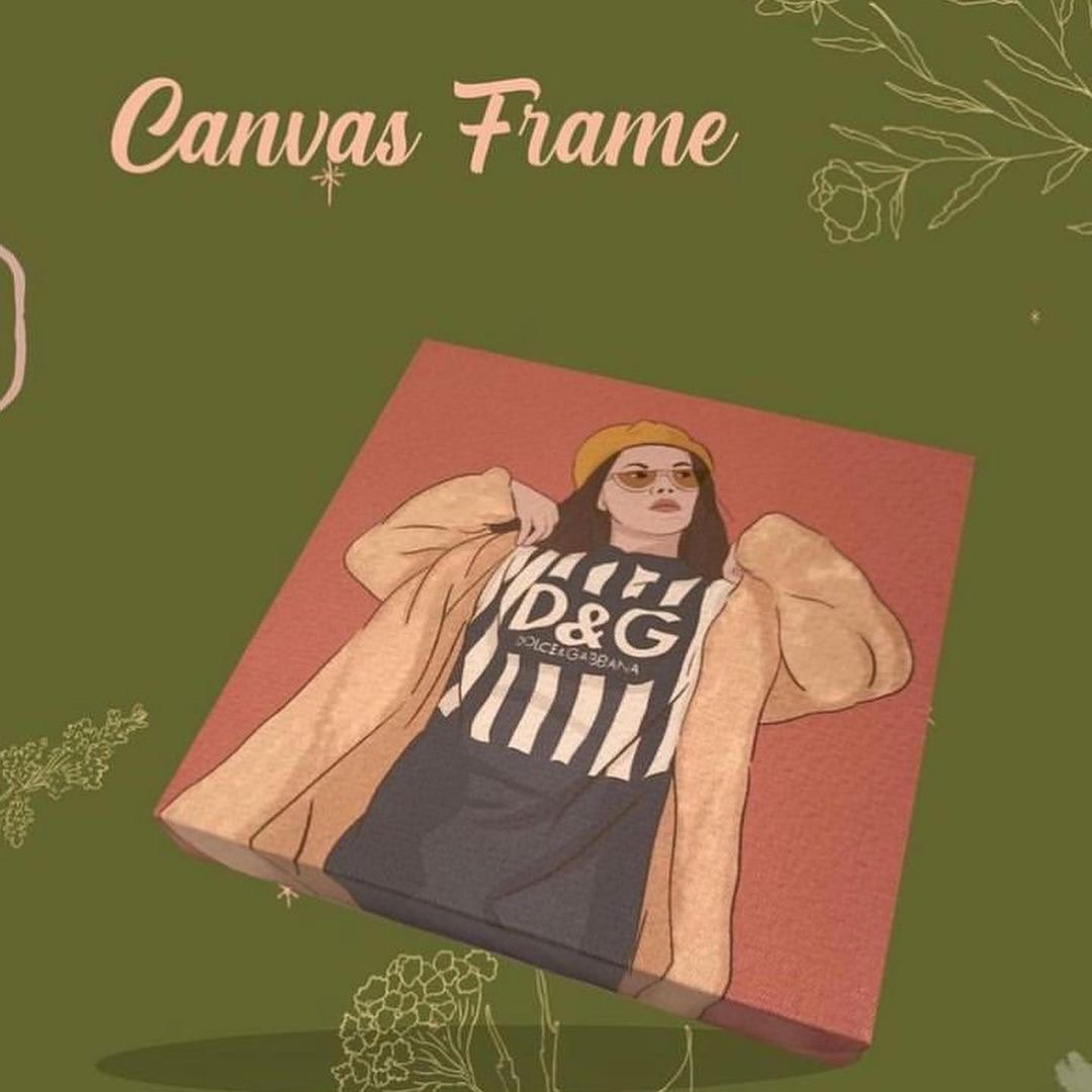 Customized Illustration Drawing Portrait Frame, Hobbies & Toys ...