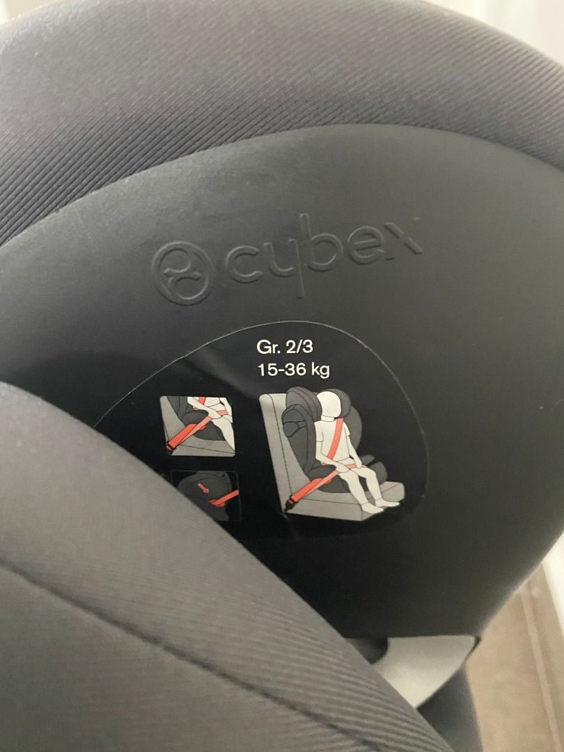 Cybex M-fix With Iso-fix Car seat, Babies & Kids, Going Out, Car Seats ...