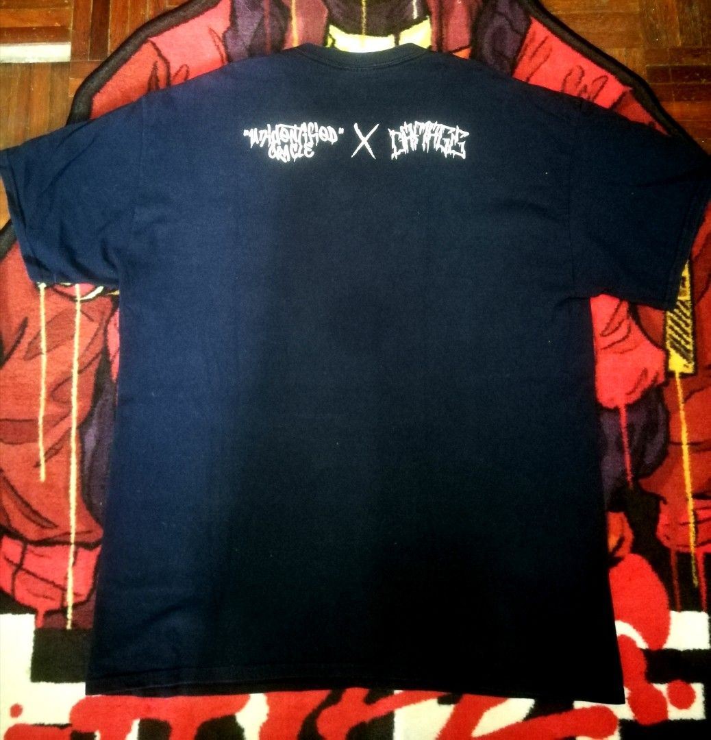 Damaged band shirt x unidentifiedoracle, Hobbies & Toys, Collectibles ...
