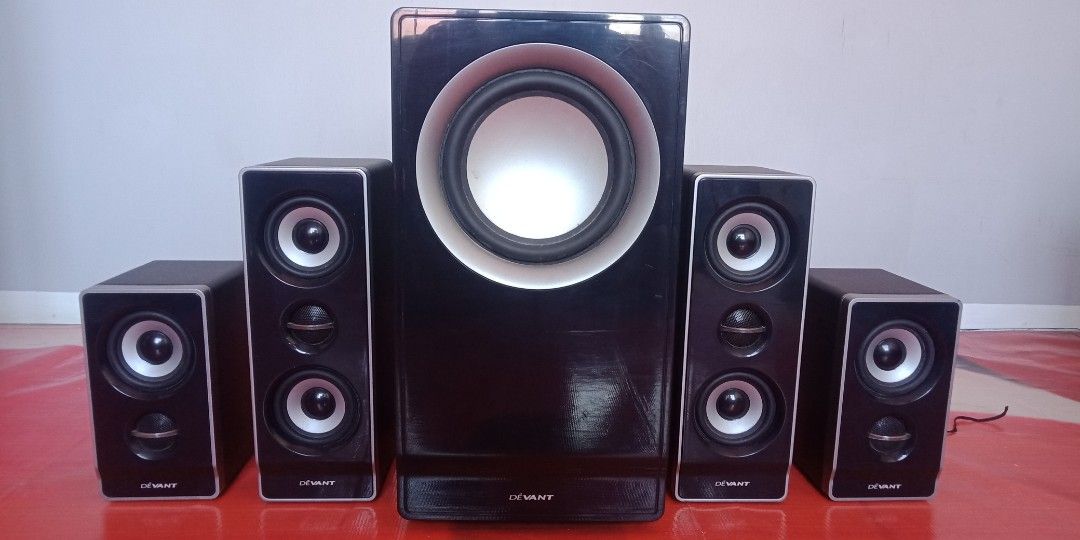 RUSH RUSH !DEVANT HOME THEATER AND MULTI MEDIA SPEAKER SYSTEM, Audio ...