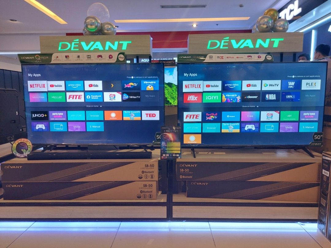 DEVANT TV 4K UHD DIGITAL SMART AND QUANTUM SERIES, TV & Home Appliances ...