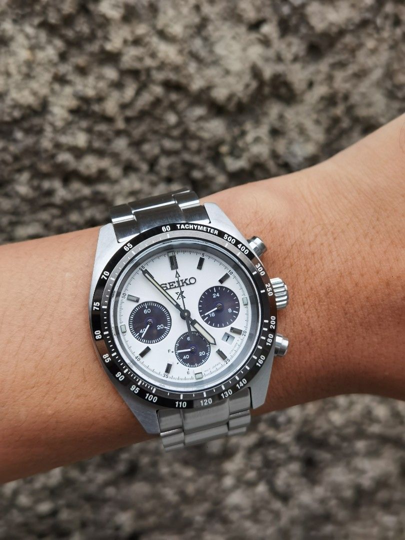 Seiko Diver Prospex Solar Chronograph Panda SSC813P1 Garansi On, Fesyen ...