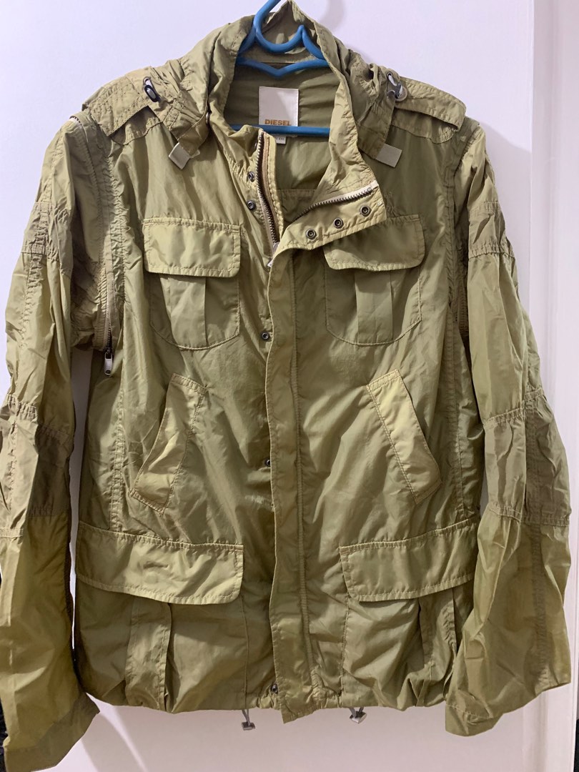 Diesel windbreaker, Men's Fashion, Coats, Jackets and Outerwear on ...