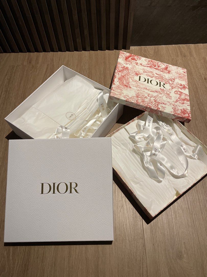 Dior Boxes and Paper Bags, Luxury, Accessories on Carousell