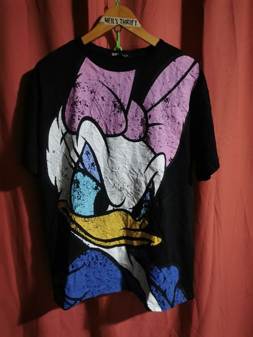 Disney Donald Daisy Duck (Mega print), Women's Fashion, Tops, Shirts on ...