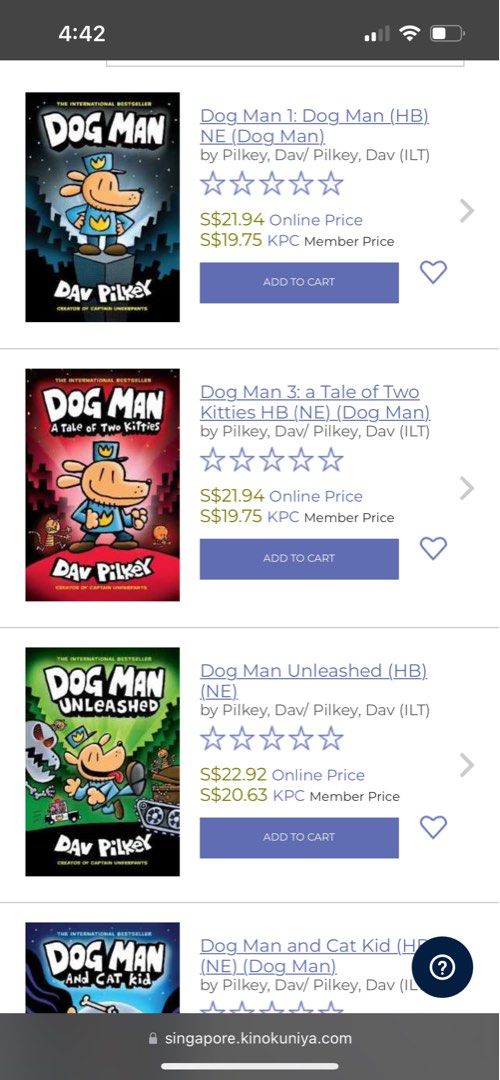 Children’s books - Dog Man Book 1 - 10 (Hard Cover), Hobbies & Toys ...
