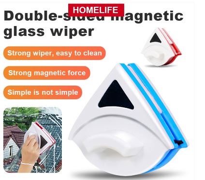 Double Faced Glass Clean / Double Sided Magnetic Window Glass Cleaner ...