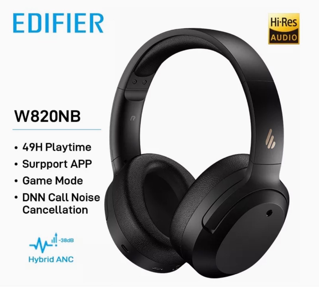 EDIFIER W820NB, Audio, Headphones & Headsets on Carousell
