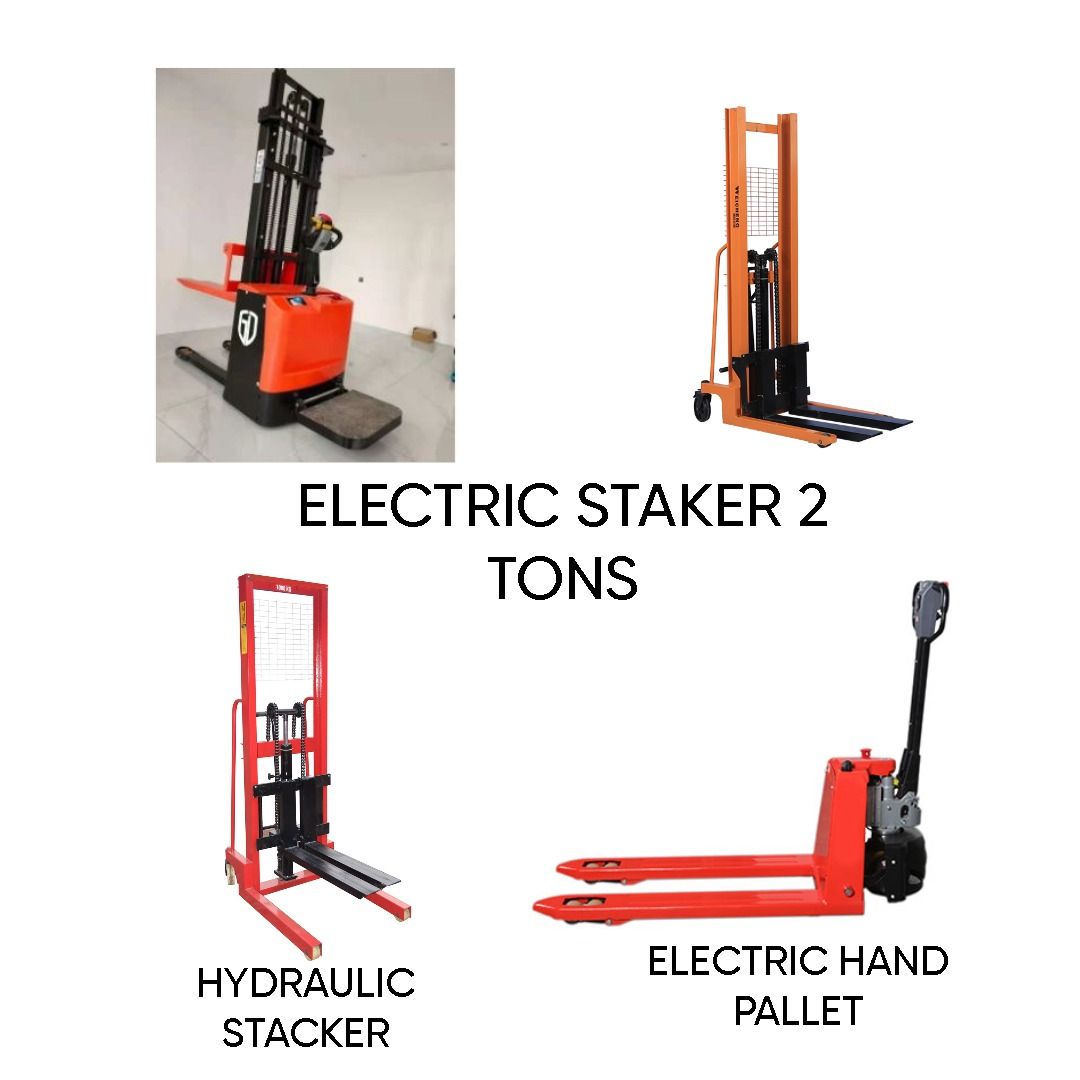 ELECTRIC STACKER 2 TONS, HYDRAULIC STACKER, ELECTRIC HAND PALLET ...