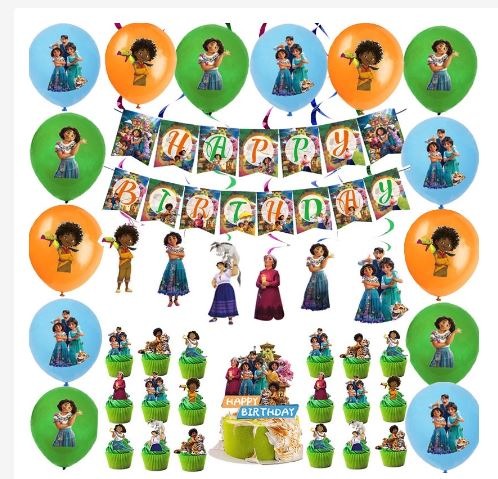 Encanto kids birthday theme party items - LSSG0577, Hobbies & Toys ...