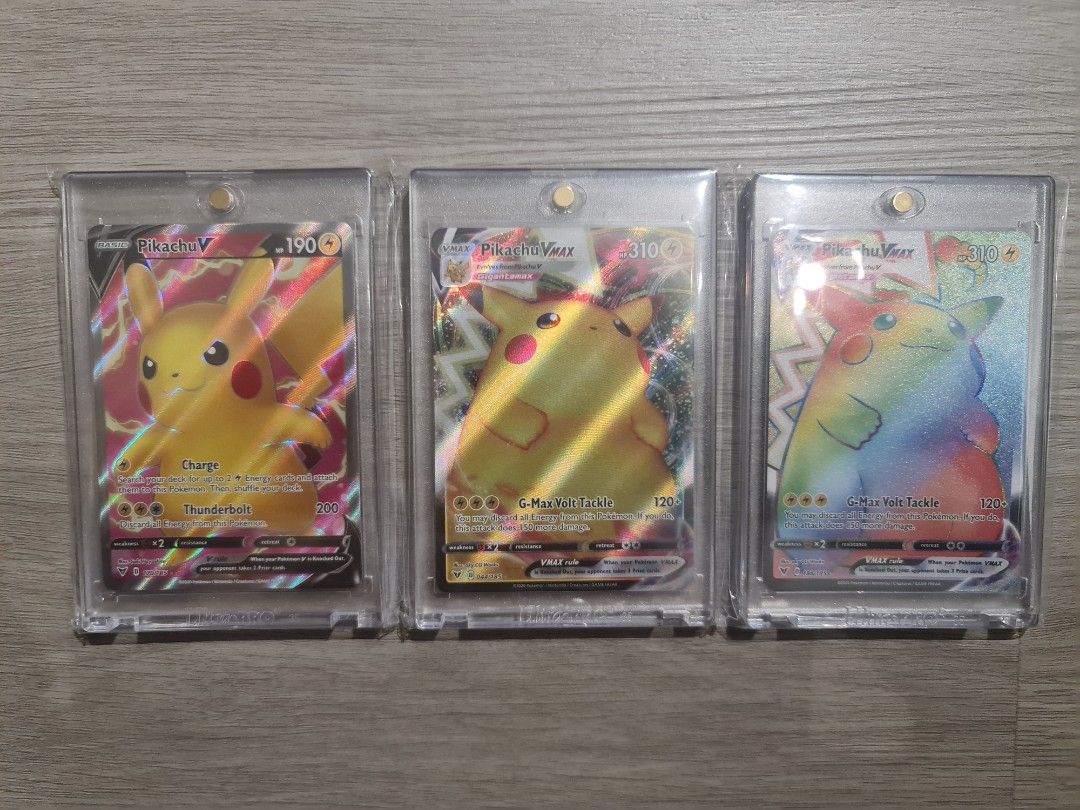 English Pikachu Vmax Rainbow, Hobbies & Toys, Toys & Games on Carousell