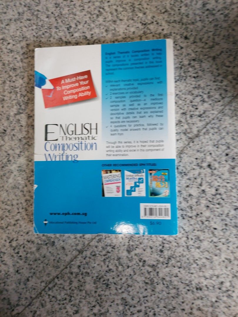 english thematic composition writing p3, Hobbies & Toys, Books ...