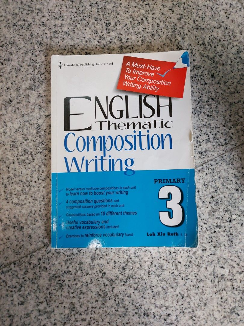 english thematic composition writing p3, Hobbies & Toys, Books ...