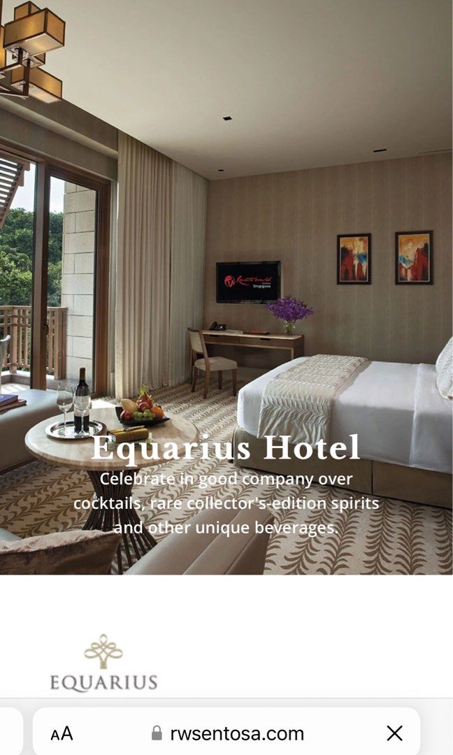 RWS Equarius Hotel Staycation (>50% off), Tickets & Vouchers, Local ...