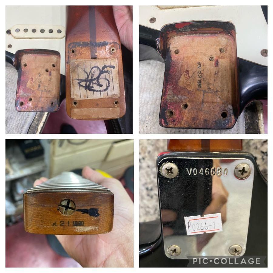 Fender Stratocaster 1990 - 57 Vintage Reissue - Black over Fiesta Red ...