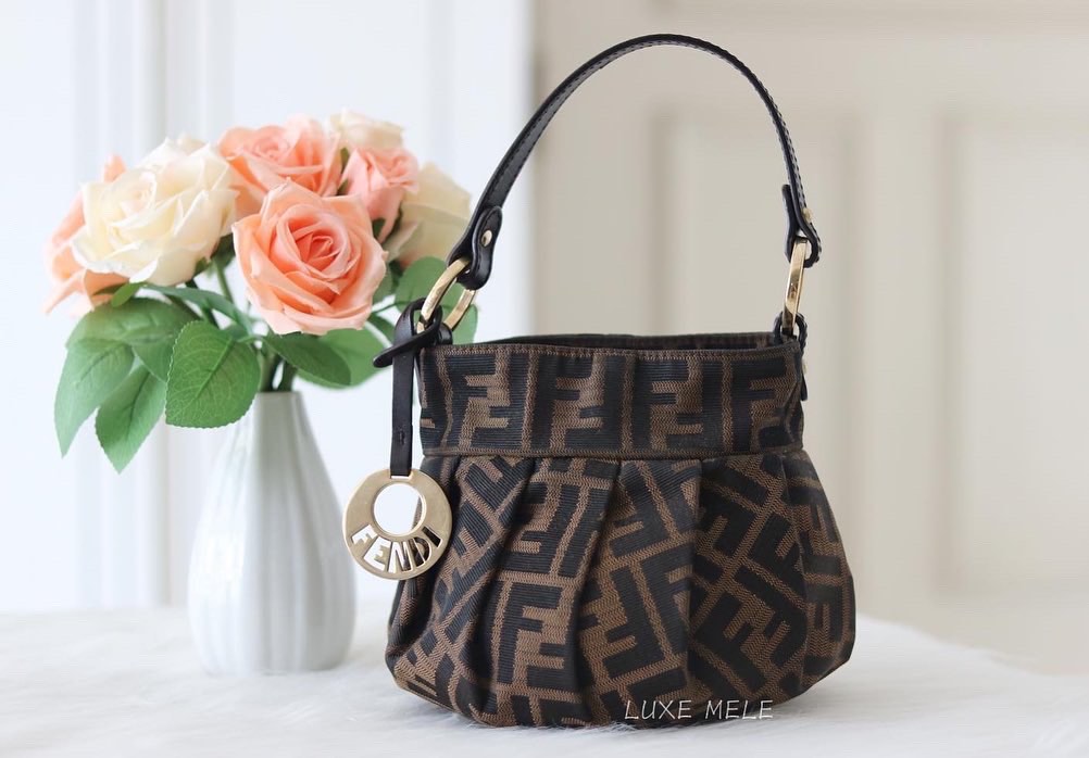 Fendi Zucca Mini Chef Hobo, Luxury, Bags & Wallets on Carousell