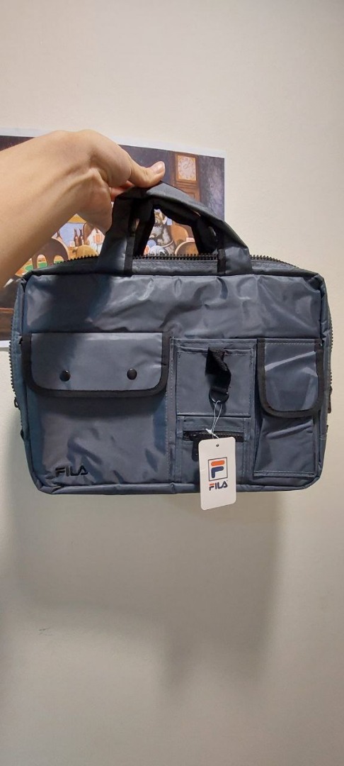 FILA Laptop Bag (Grey), Computers & Tech, Parts & Accessories, Laptop ...