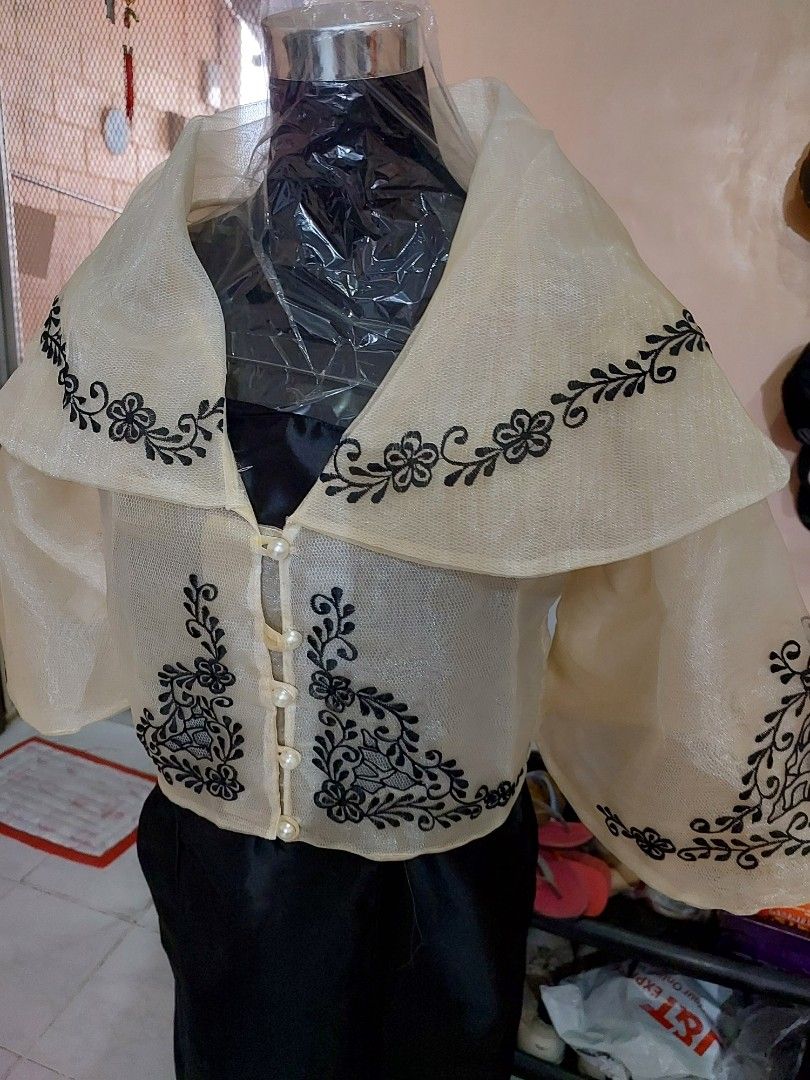 Filipiniana Maria Clara top /Bolero, Women's Fashion, Tops, Others Tops ...