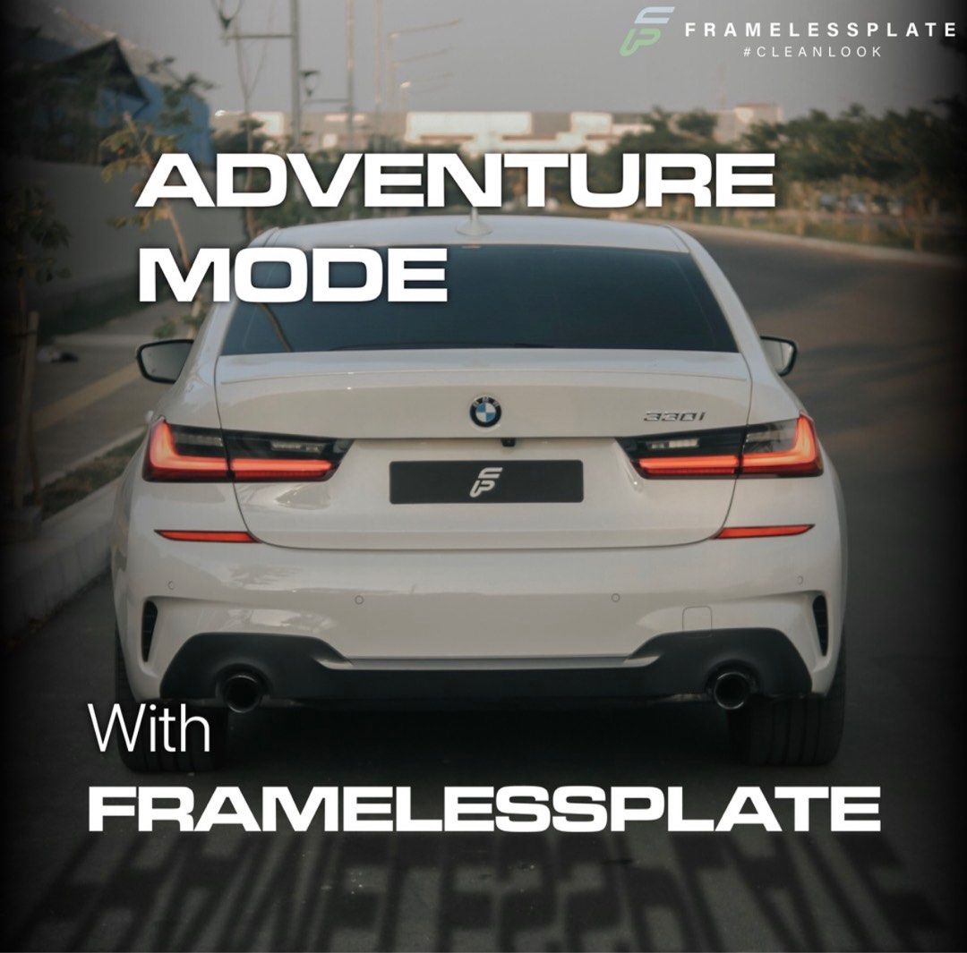 Frameless License Car Plate Holder, Car Accessories, Car Plates on ...