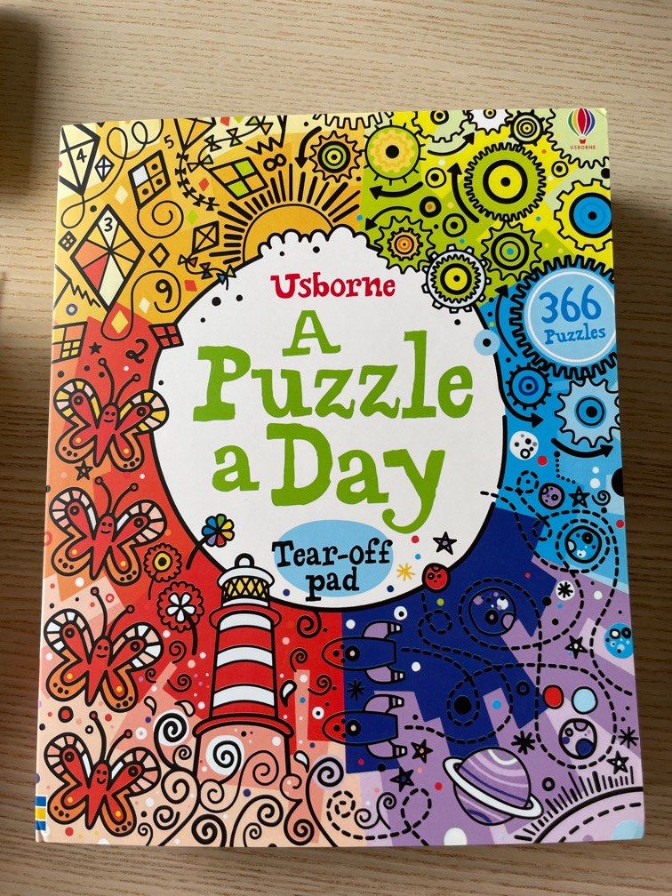 Free Mail! Usborne A Puzzle A Day, Hobbies & Toys, Books & Magazines ...