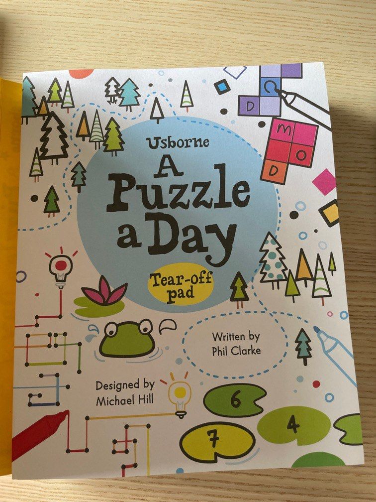 Free Mail! Usborne A Puzzle A Day, Hobbies & Toys, Books & Magazines ...