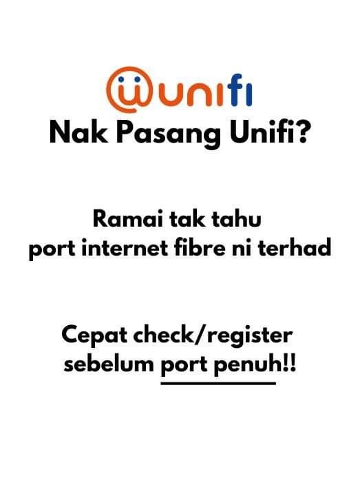 Free Unifi Fibre Inspection & Registration, Computers & Tech, Parts ...