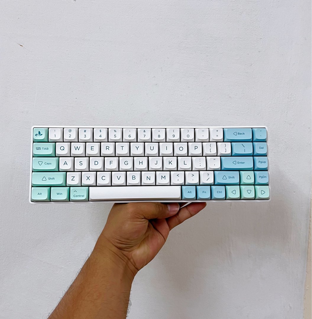 Fully modded 65% Custom Mechanical keyboard (full set) + freebie ...