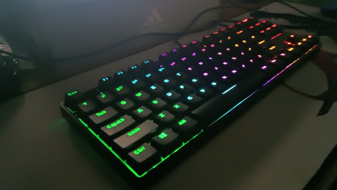 Gaming Mechanical Keyboard | Dareu EK87 Black (Led Multi), Computers ...