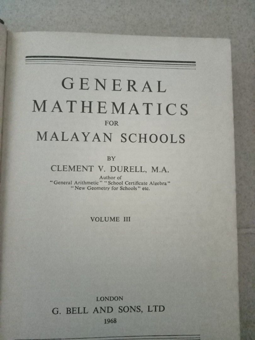 General mathematics, Hobbies & Toys, Books & Magazines, Textbooks on ...